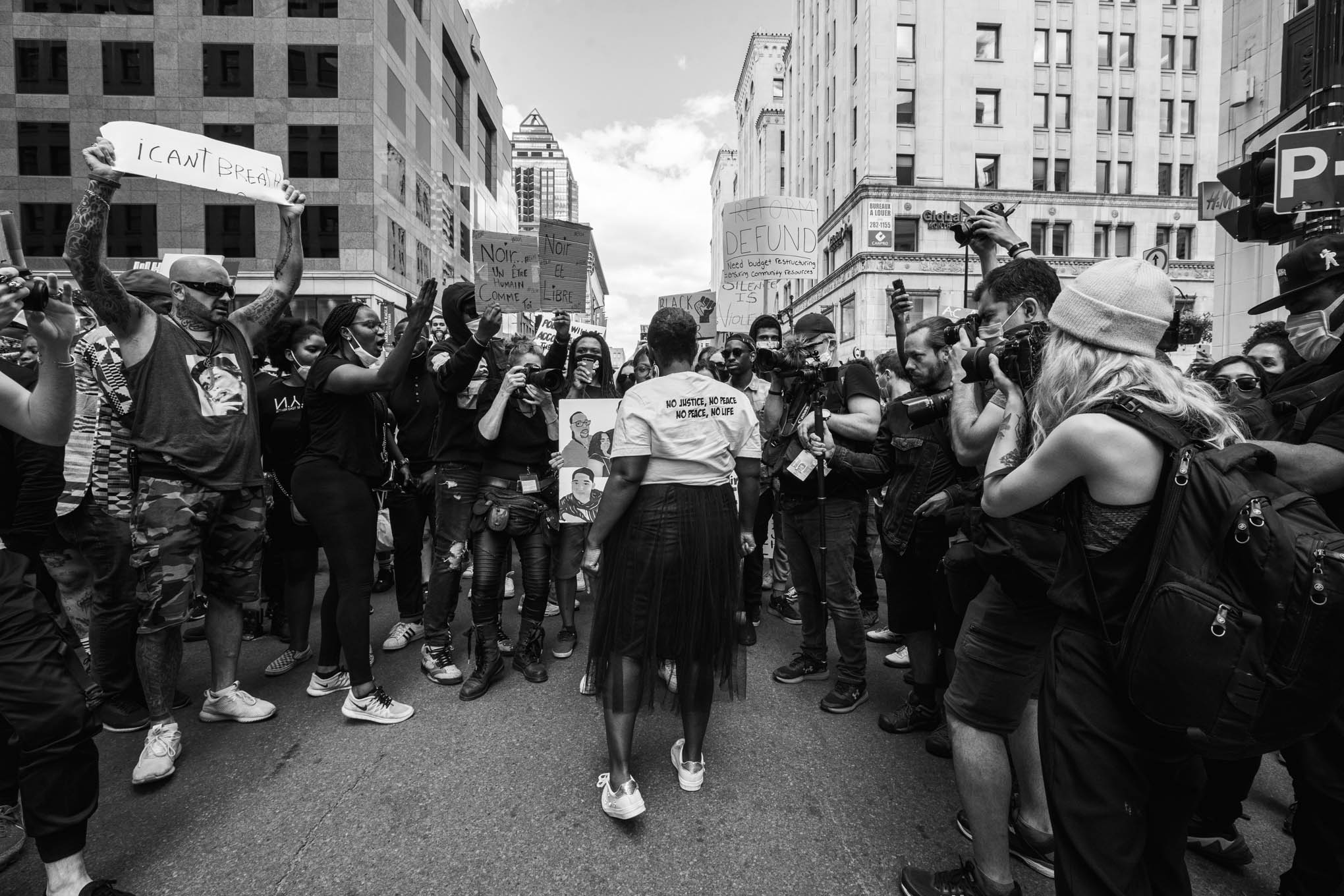 Photographer captures historic Montreal protest