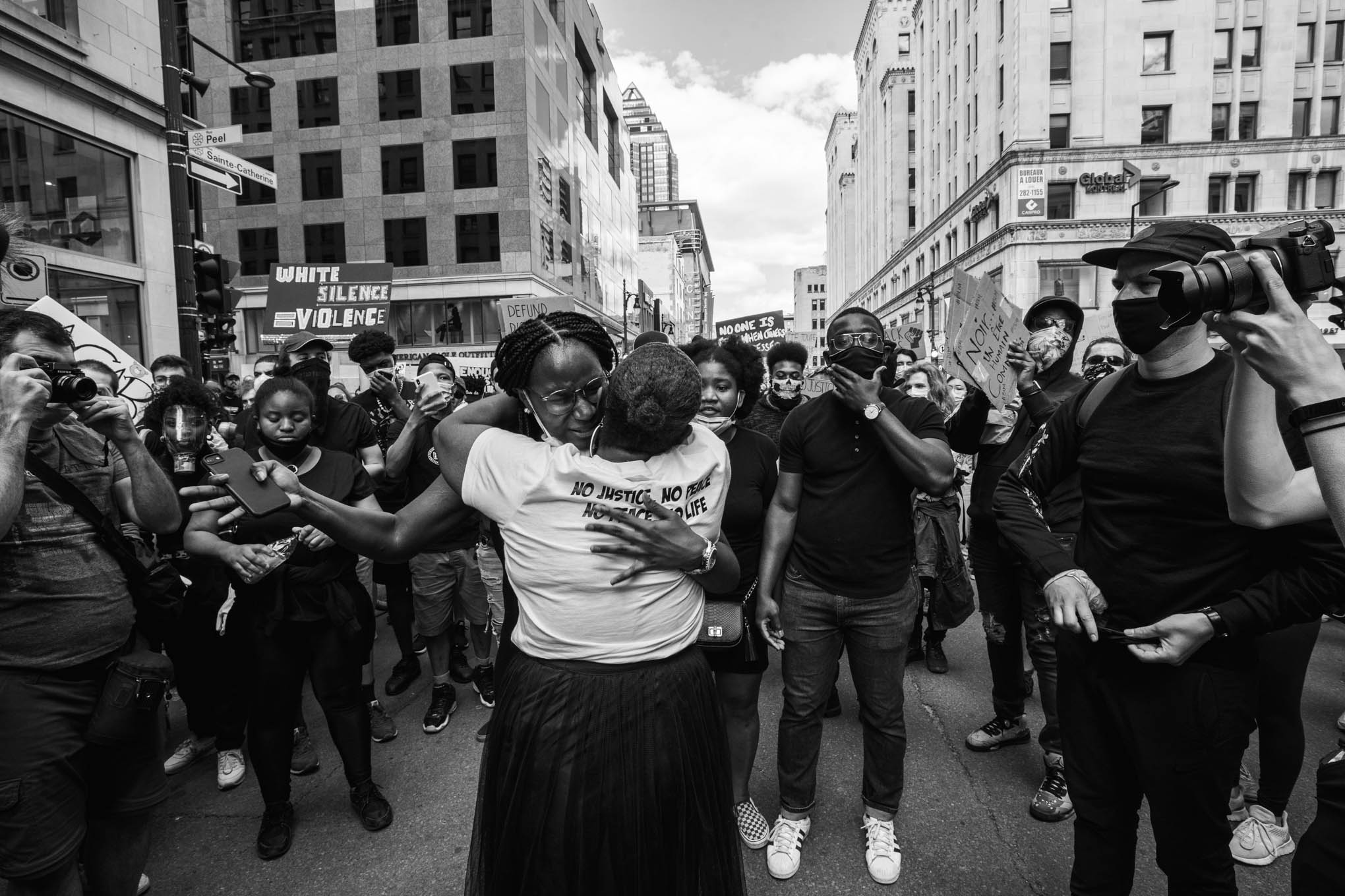 Photographer captures historic Montreal protest