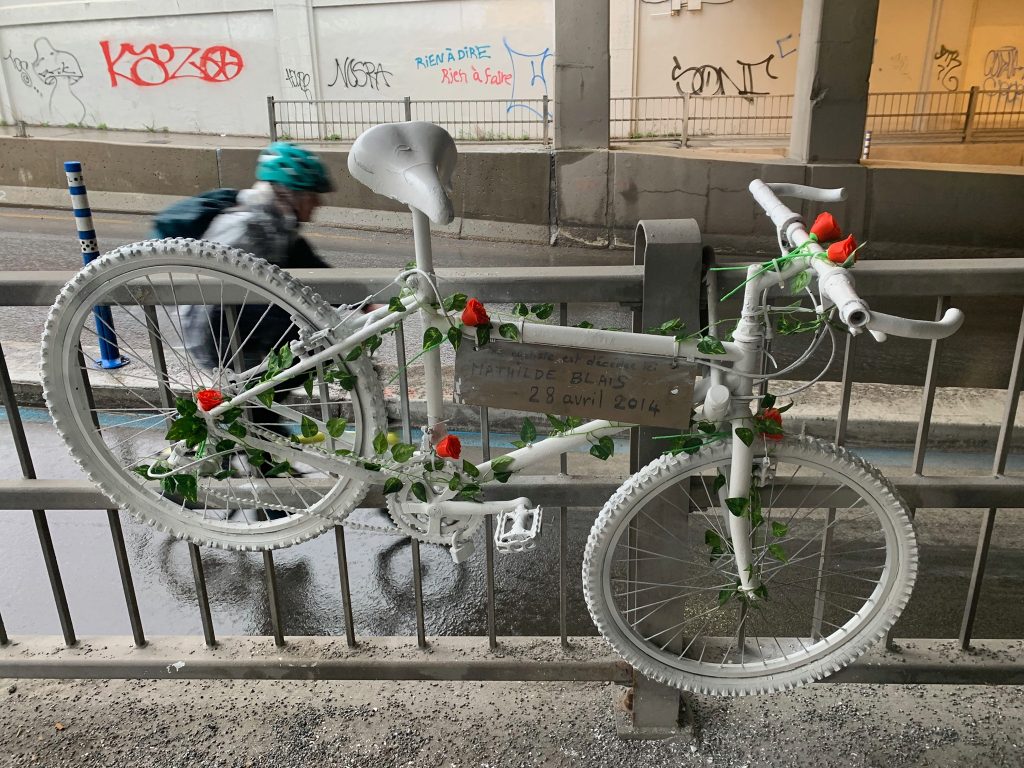 Montreal 'ghost bike' honoring dead cyclist to be displayed in museum