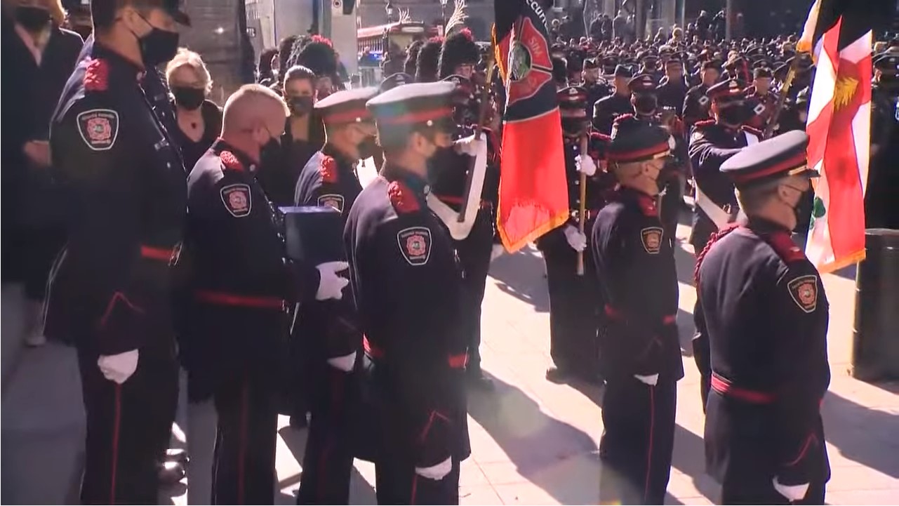 Montreal honours fallen firefighter