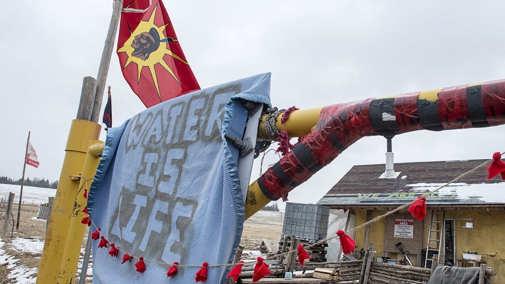 Inside a peaceful protest that stopped a pipeline