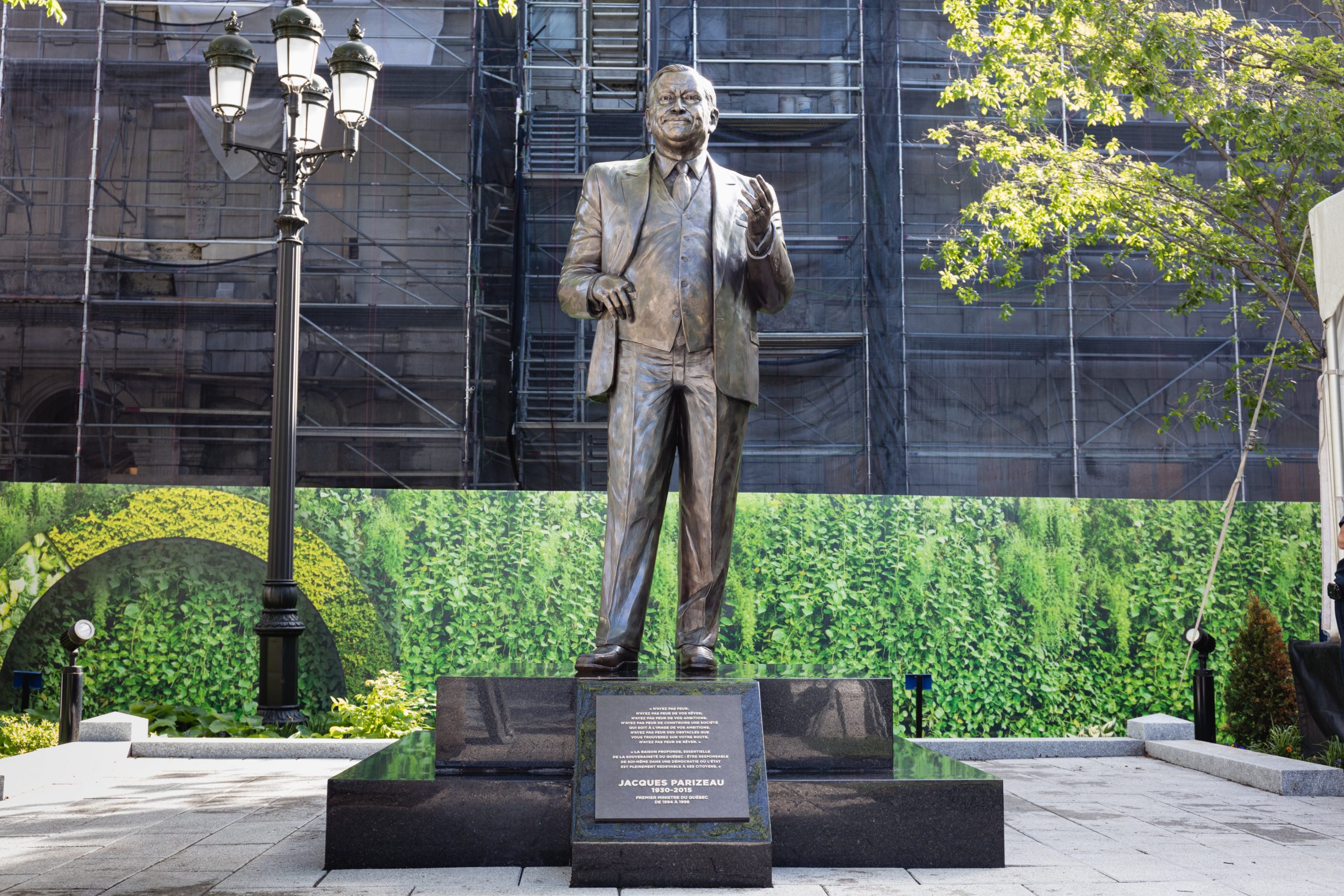Former Quebec premier Jacques Parizeau honoured with statue at National ...