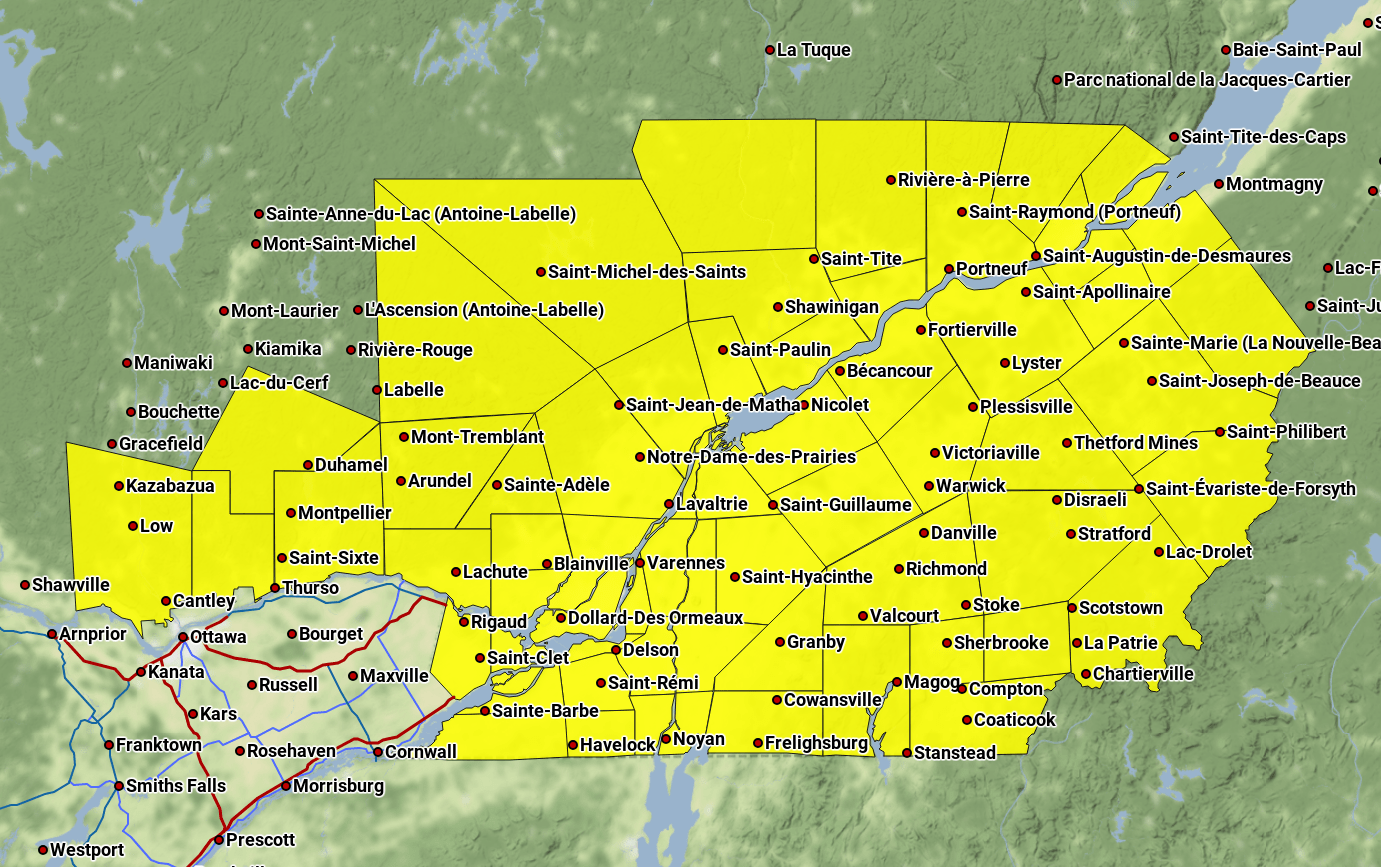 Severe thunderstorm watch for Montreal area