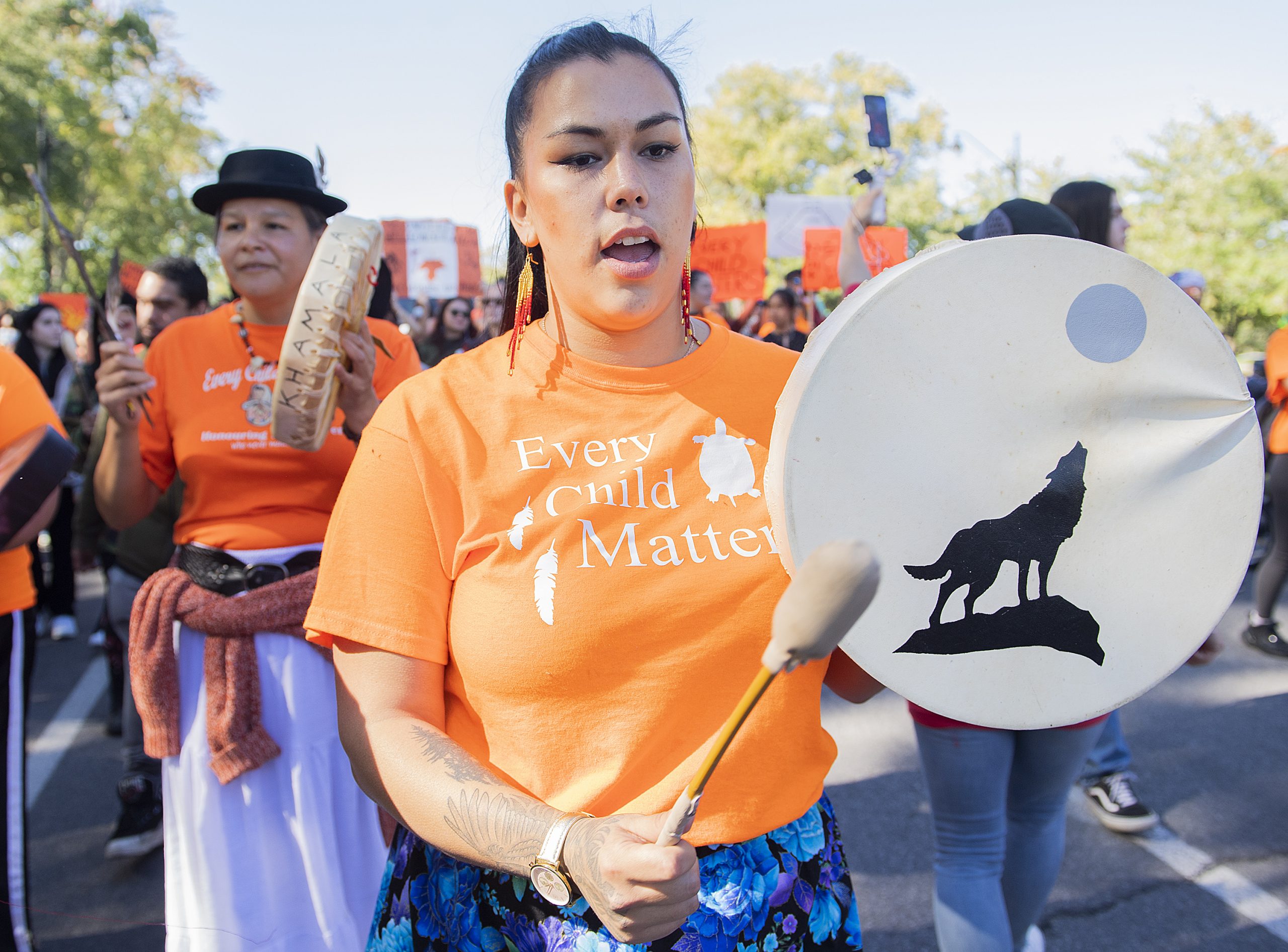 IN PHOTOS: Montrealers march 'Every Child Matters'