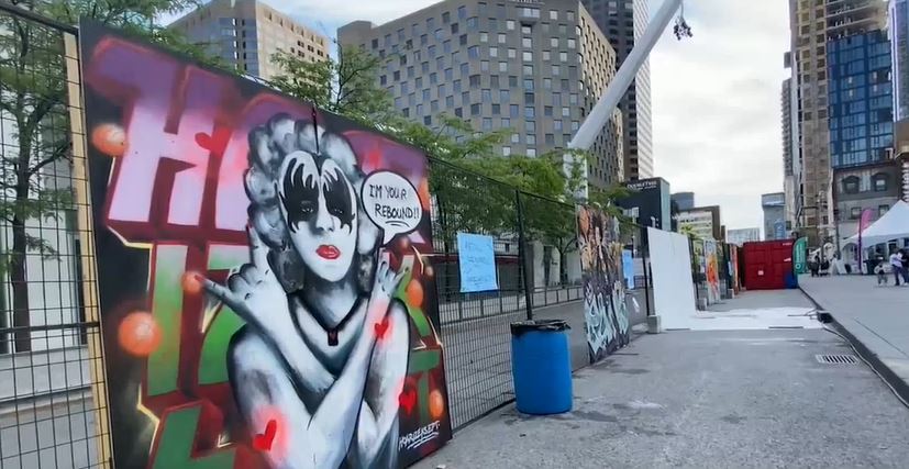 Distrix festival combines graffiti, breakdancing, basketball