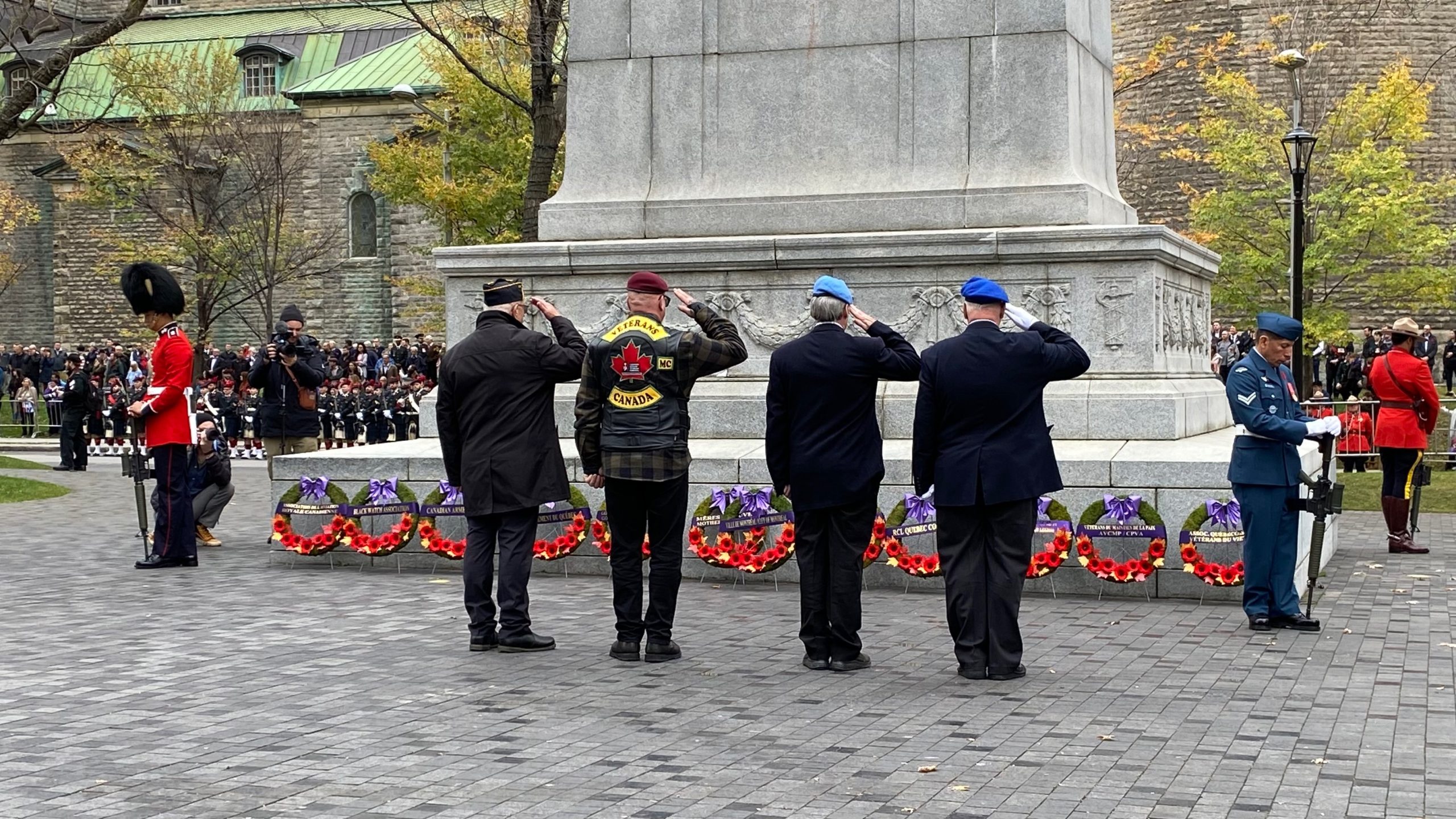 IN PHOTOS: Place du Canada Remembrance Day ceremony in Montreal