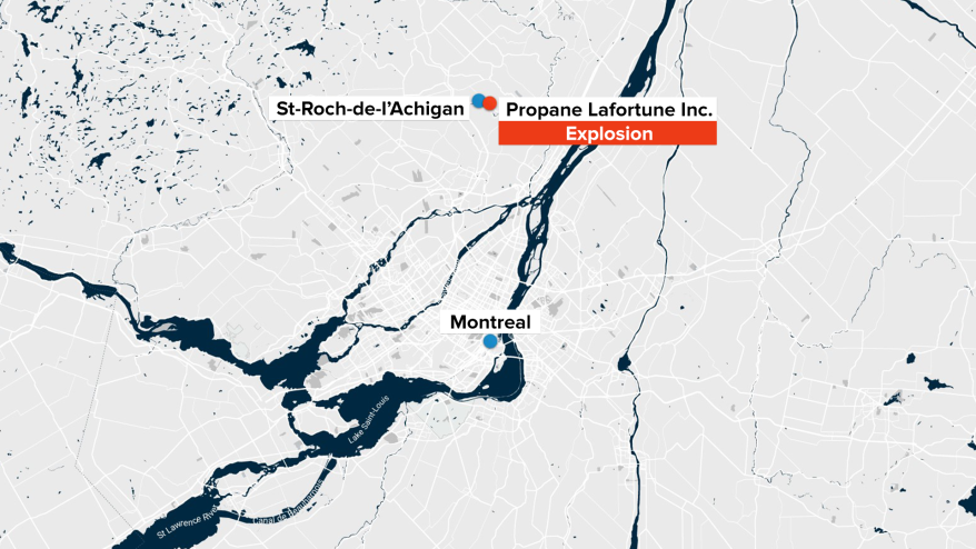 Workers missing after explosion at propane facility in Quebec's Lanaudière