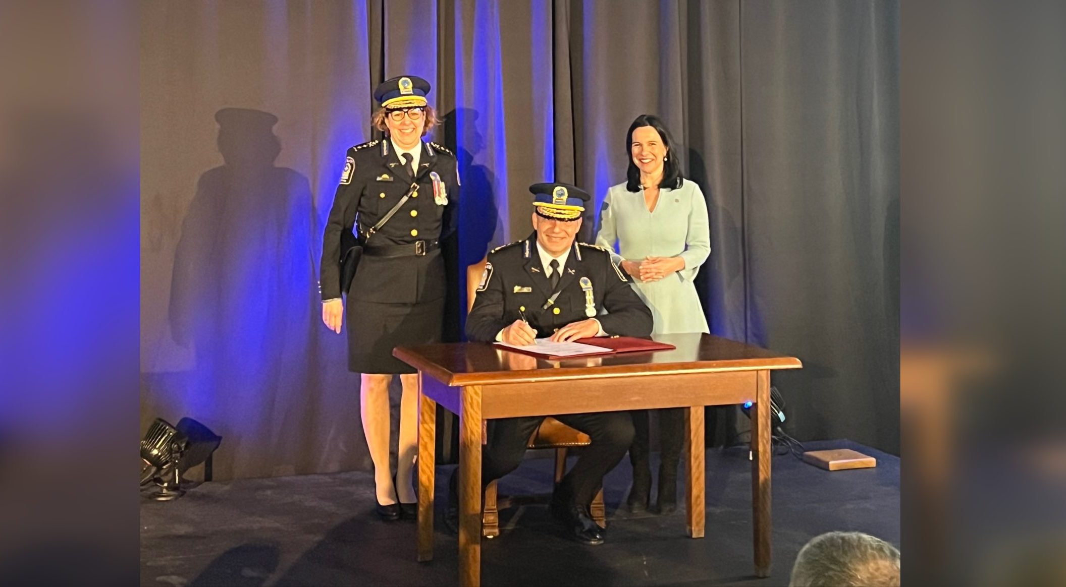 Swearing-in ceremony for new Montreal police chief Fady Dagher