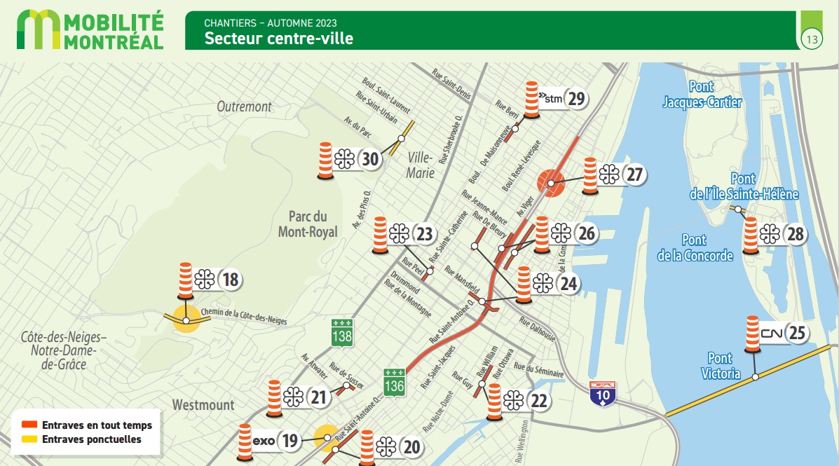 Montreal road work and construction sites to continue into the fall ...