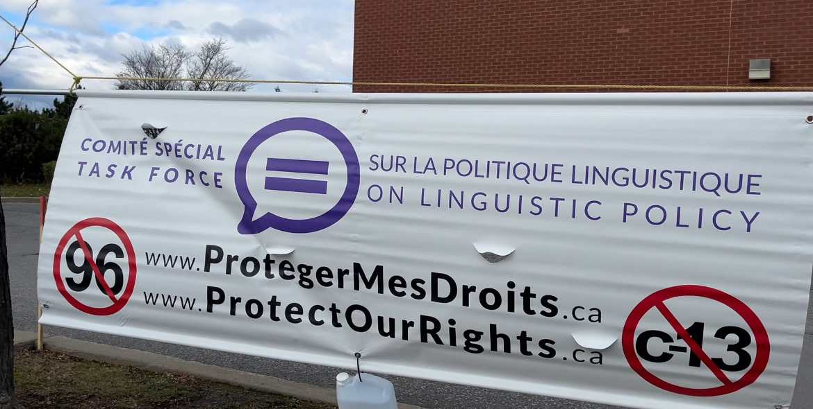 Bill 96 procession protest in CDN-NDG | CityNews Montreal