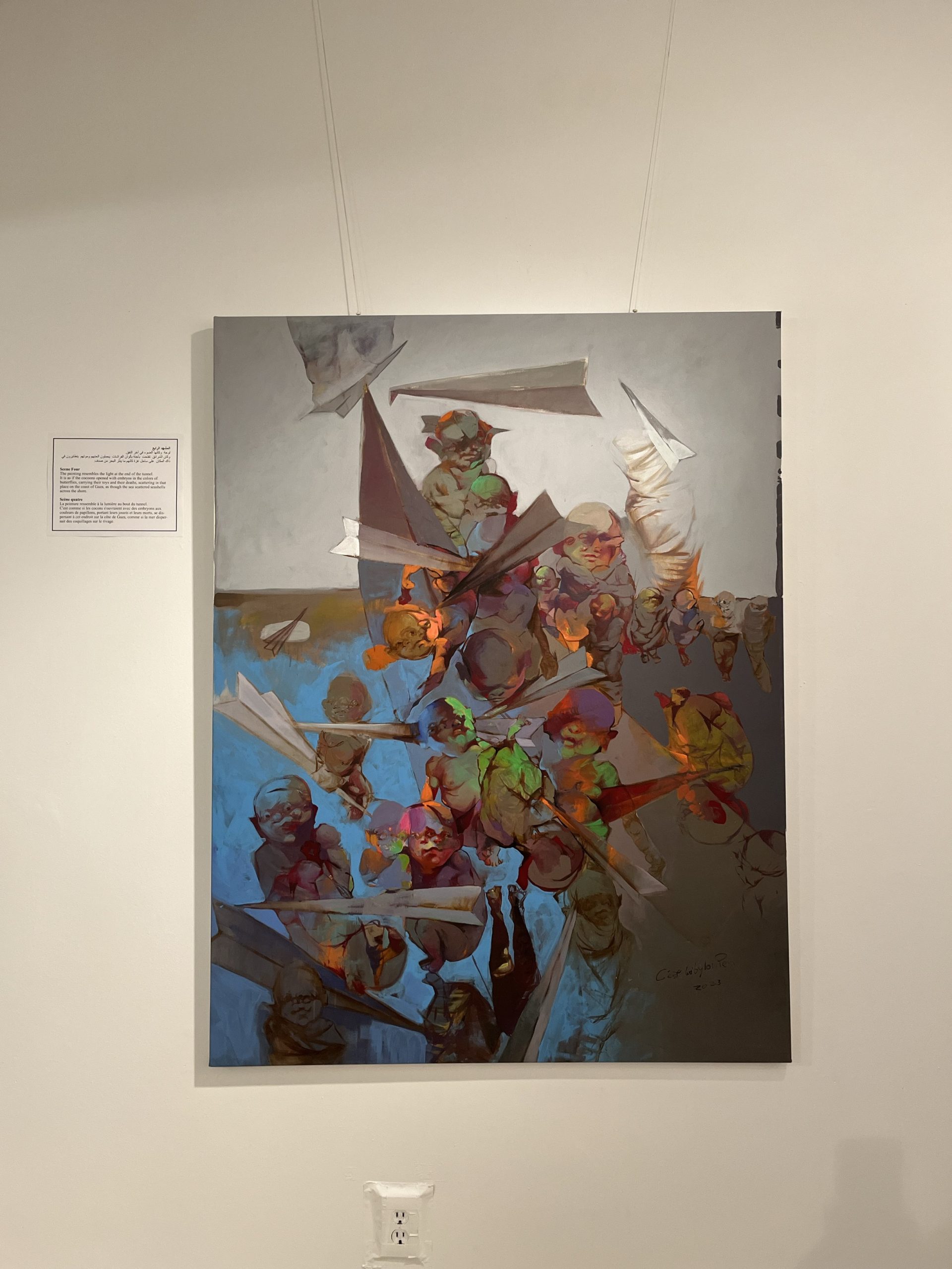 Israel-Hamas war: children in Gaza art exhibit - CityNews Montreal