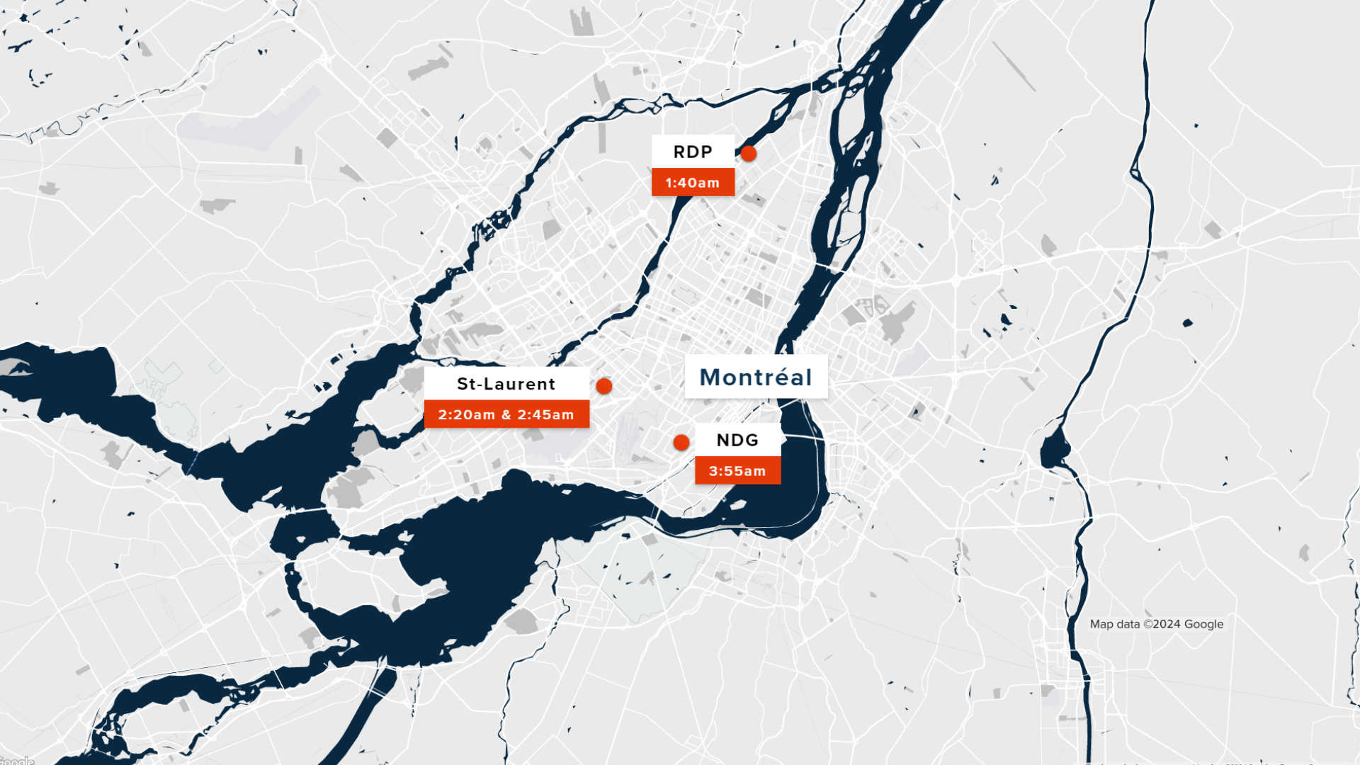 Four Montreal businesses hit by Molotov cocktails in two hours