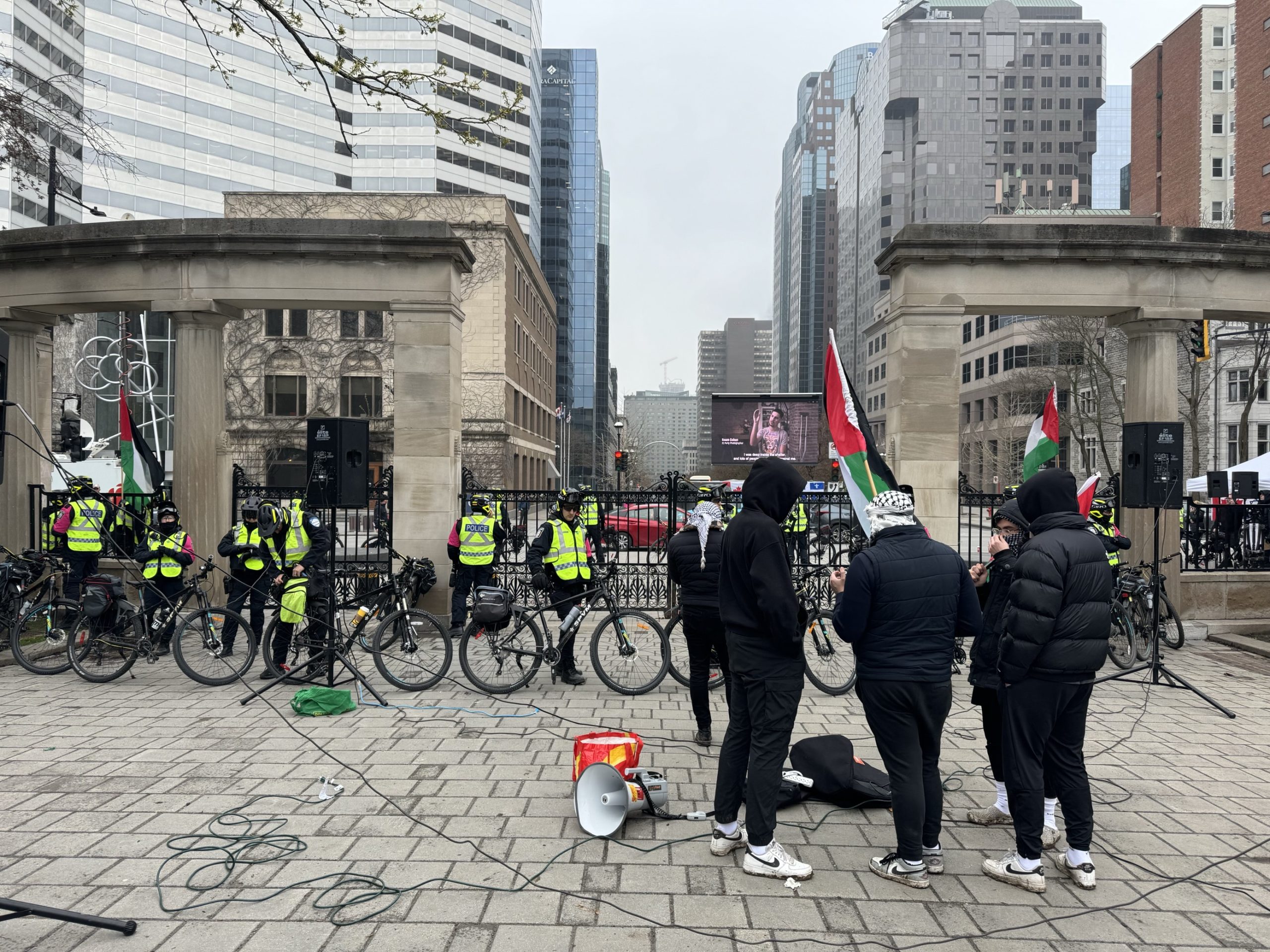 Pro-Palestinian encampment: McGill community told to avoid Roddick ...
