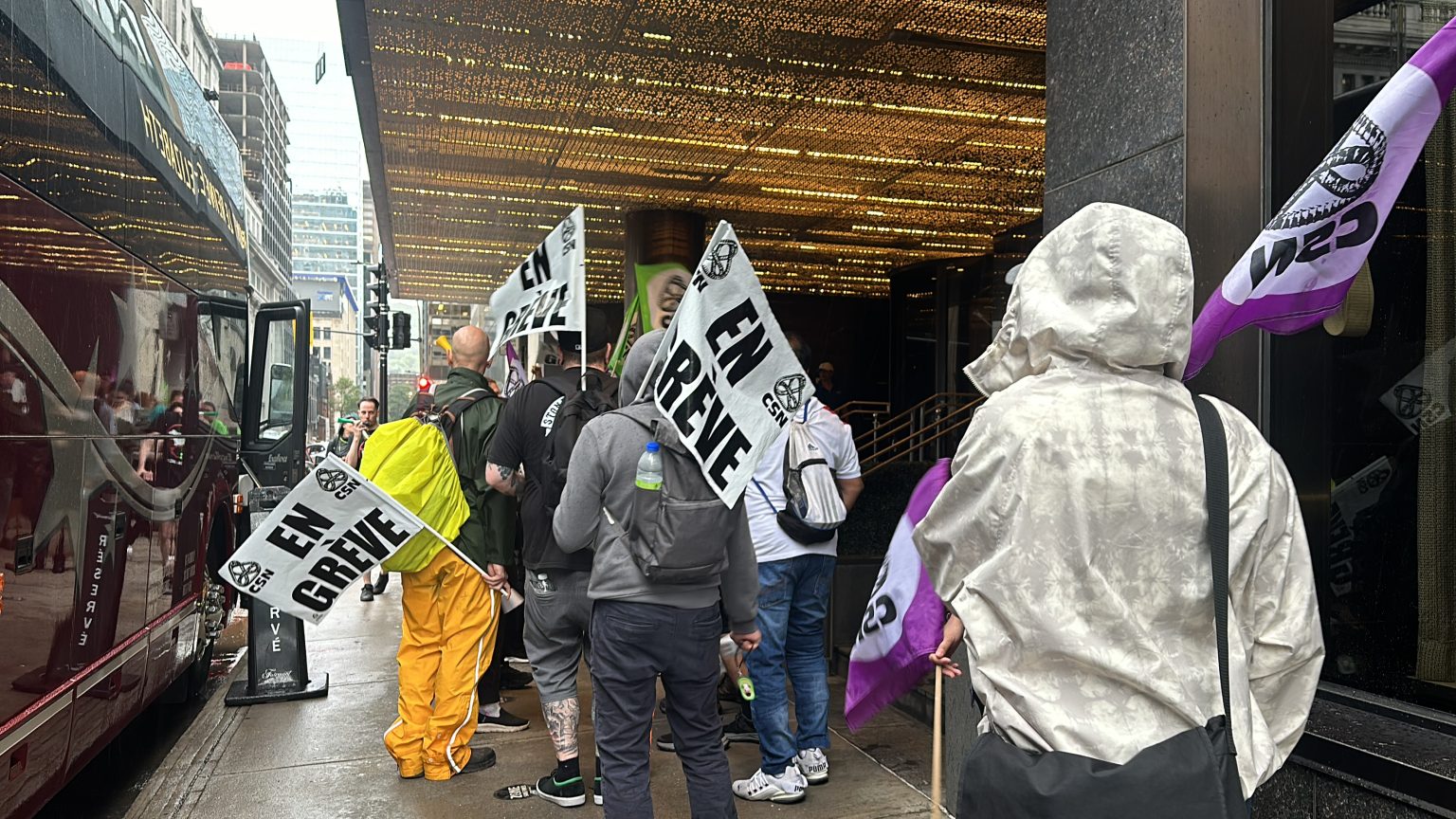 Surprise strike launched by workers at Queen Elizabeth Hotel