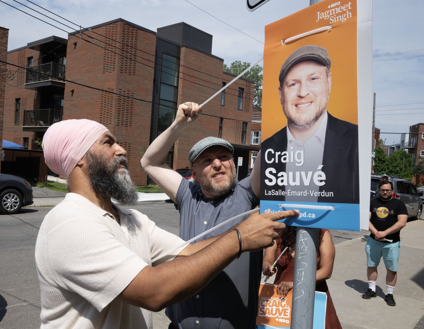 No photos of Trudeau on campaign signs in Montreal riding ahead of ...