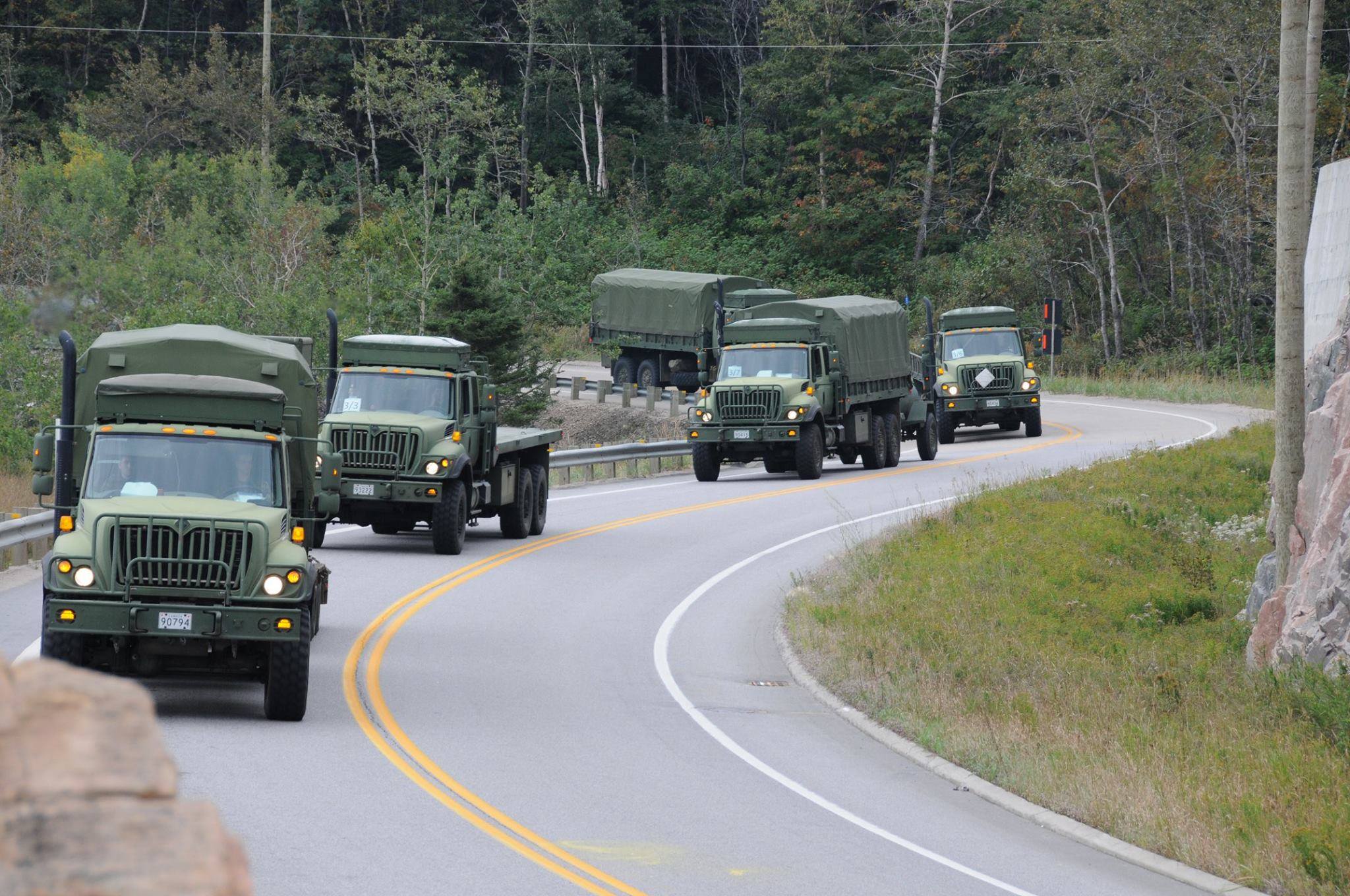 Military convoy expected to pass through Montreal and other Quebec ...