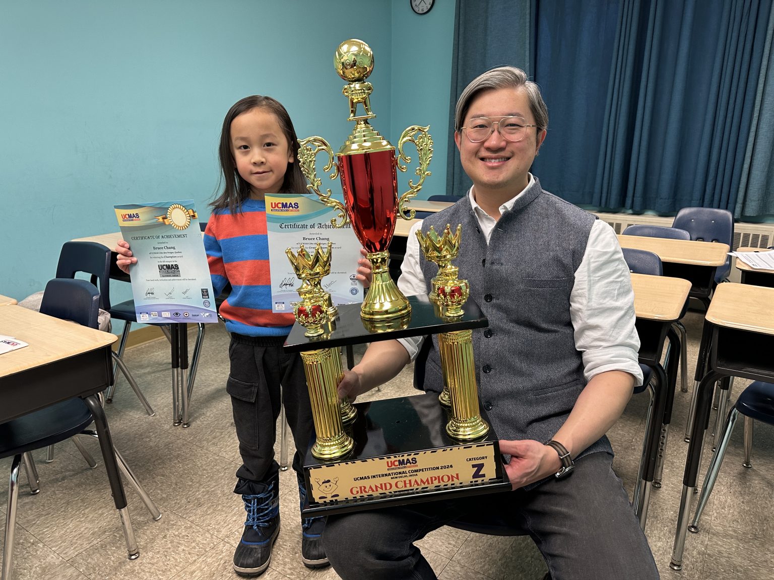 Seven-year-old Montrealer crowned grand champion at international math ...