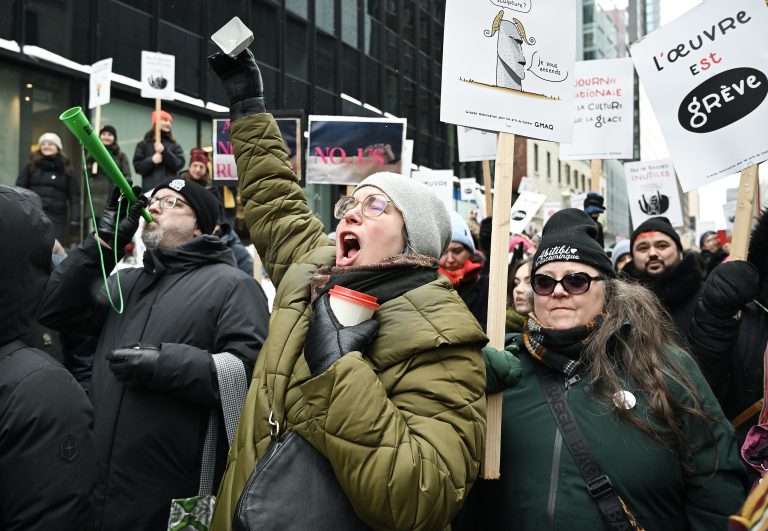 Artists protest in Quebec for more sustainable funding