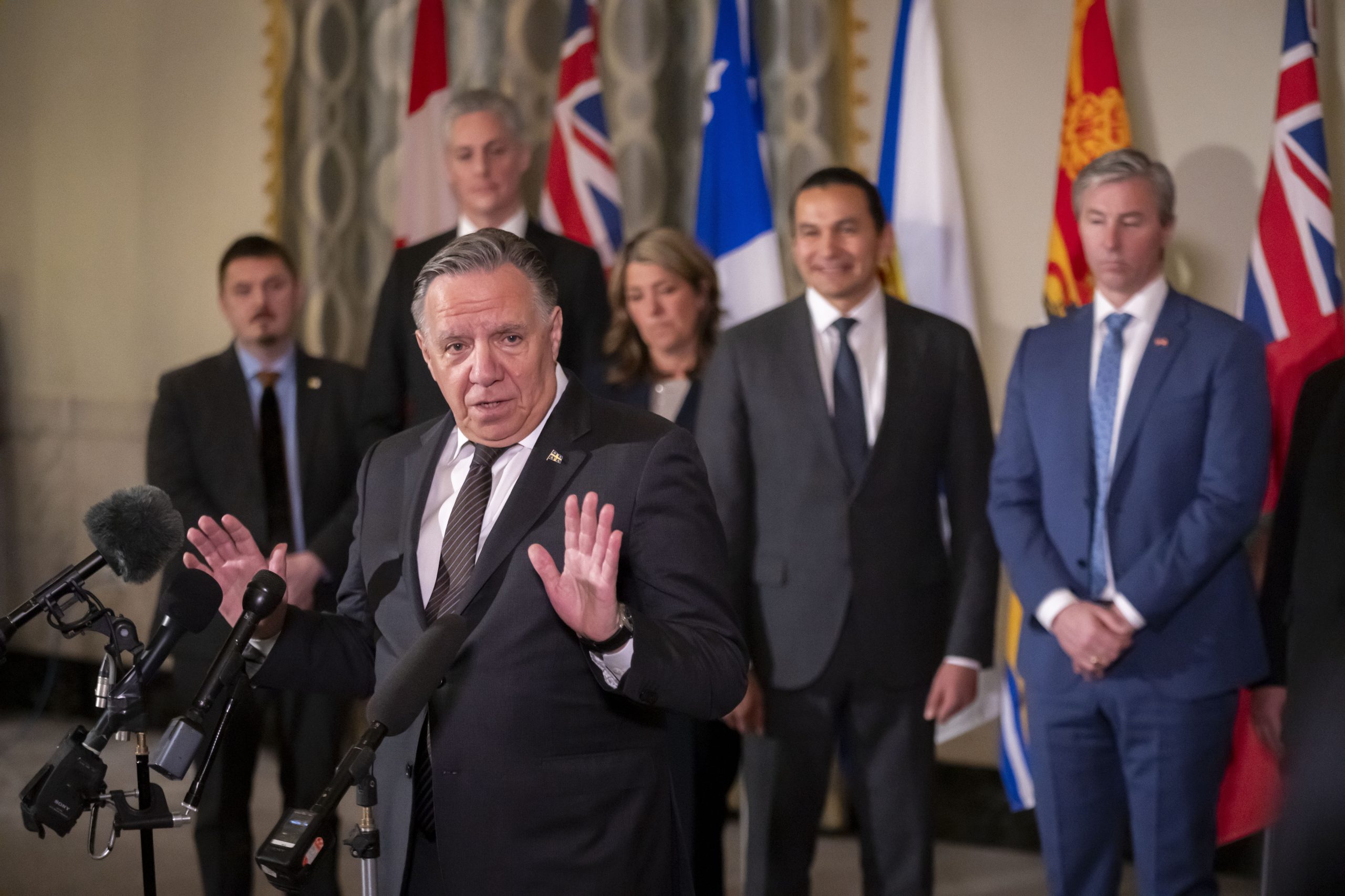 Trump tariffs: Accused of 'selling Quebec down the river,' Legault ...