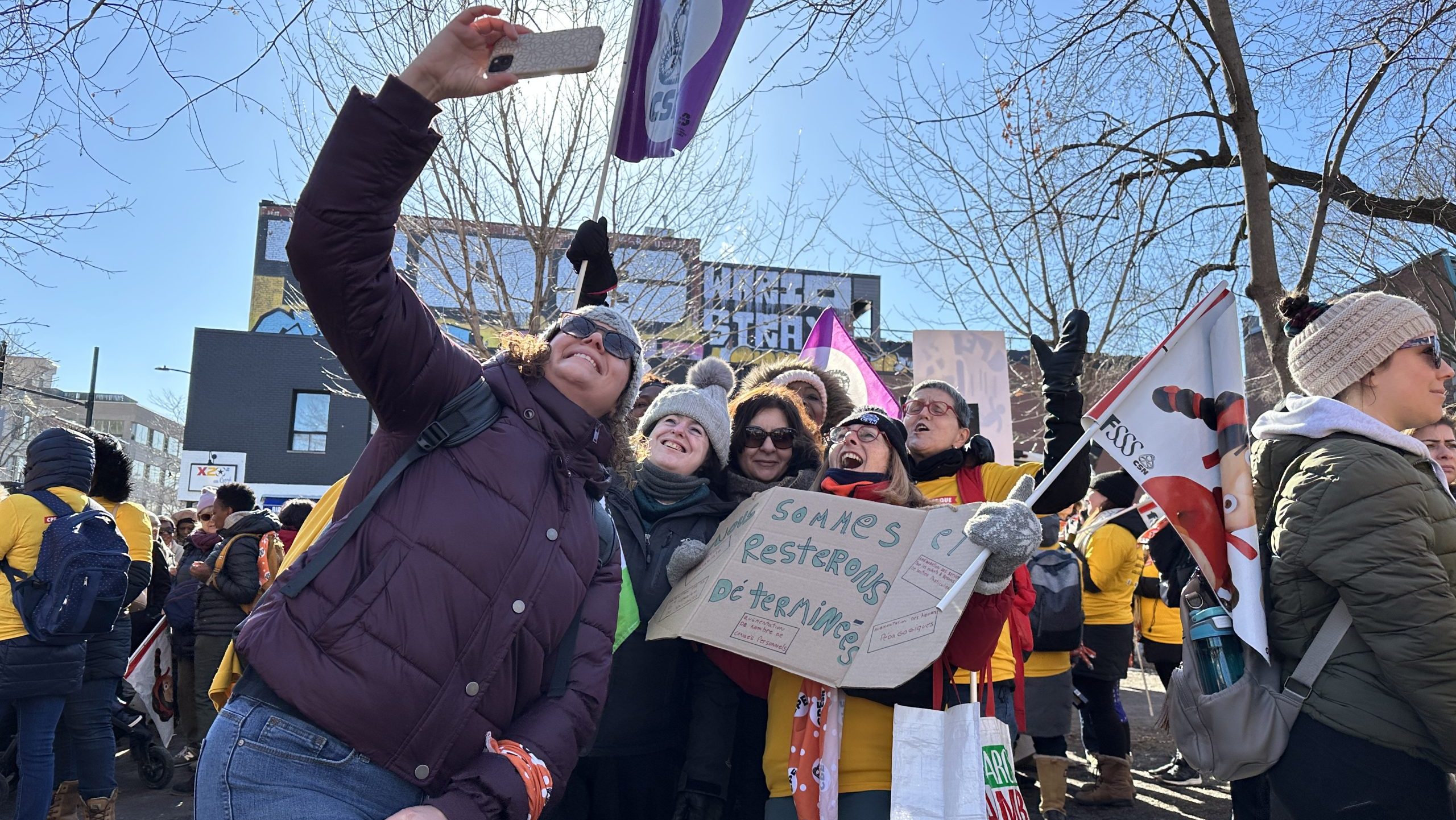 Quebec daycare workers hit picket lines again, with threat of new ...