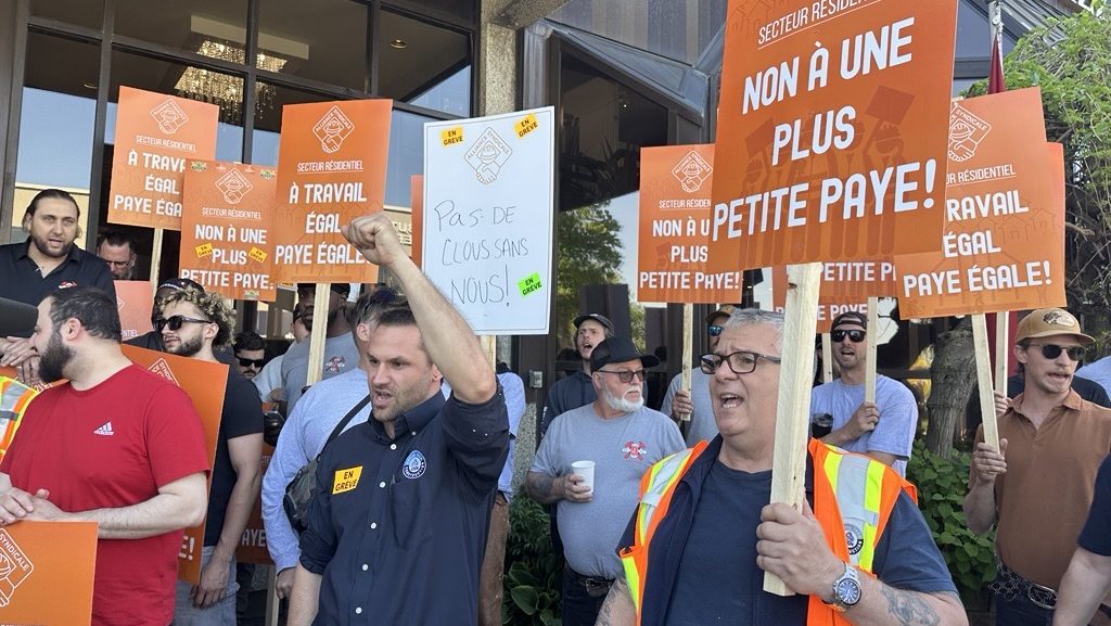 Quebec residential construction strike: demonstration planned to mark ...