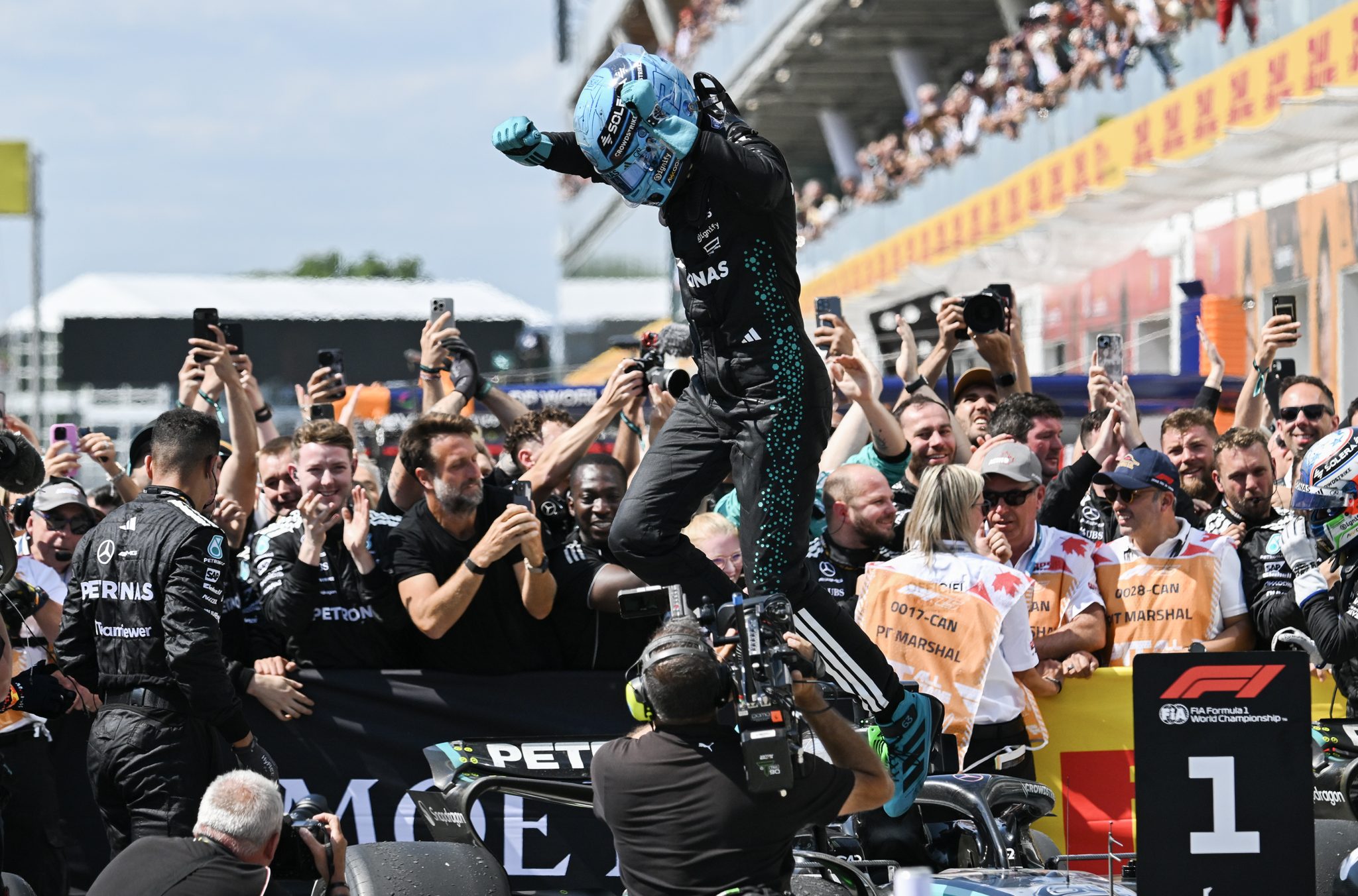 Montreal celebrates Canadian Grand Prix as George Russell claims victory