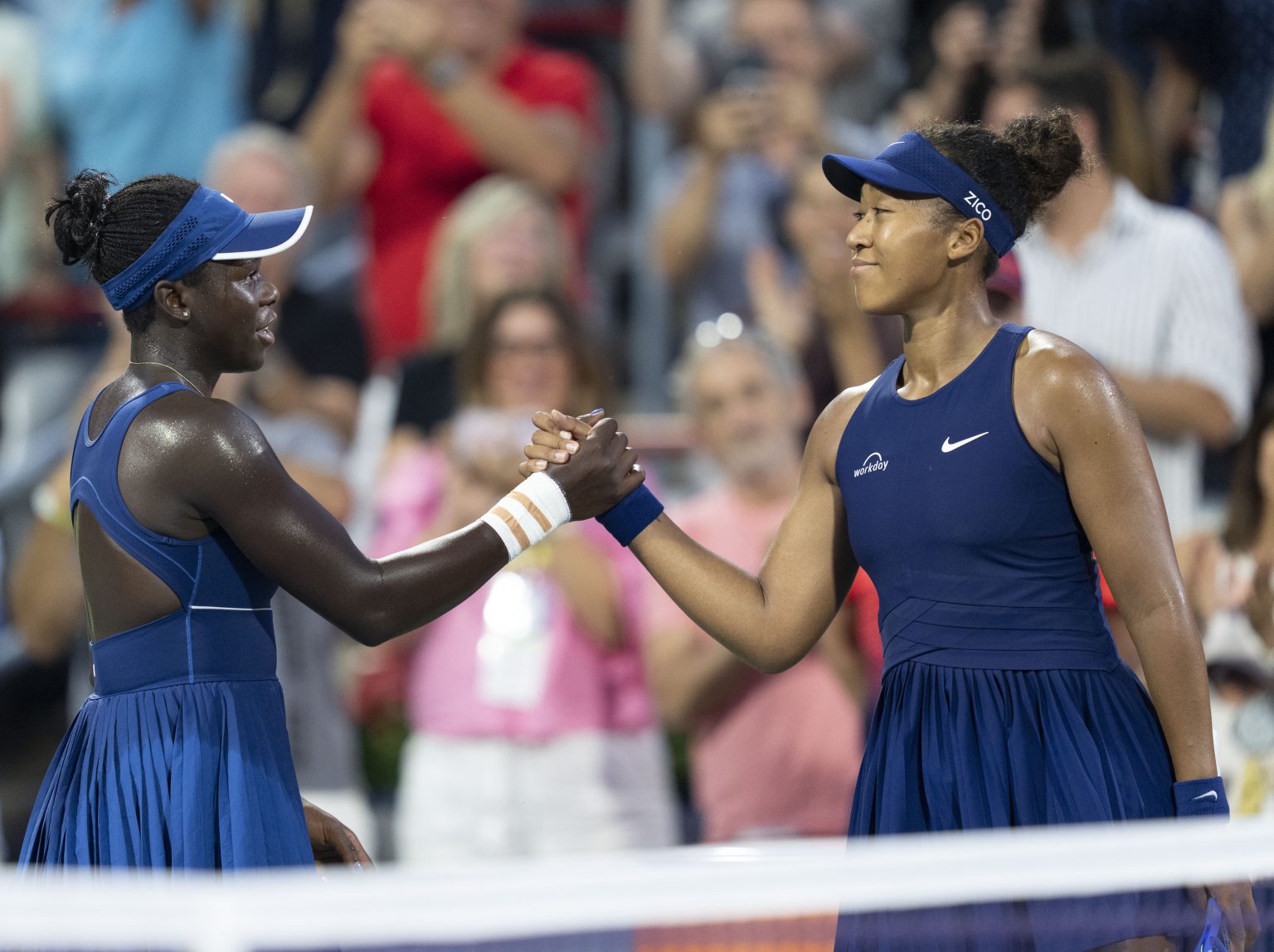 Canada's Victoria Mboko defeats Naomi Osaka to win National Bank Open title