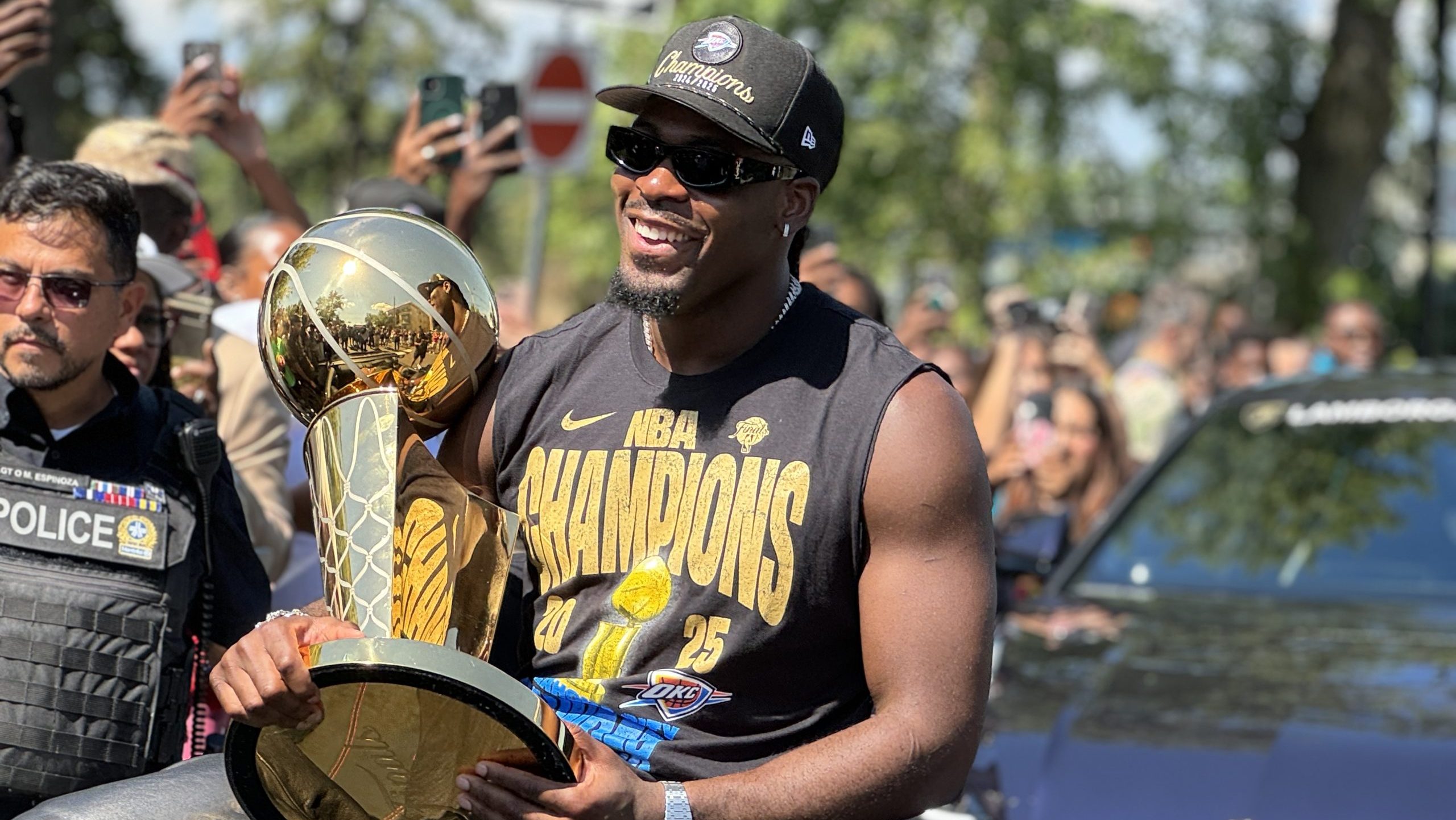 Luguentz Dort brings NBA championship trophy home to Montreal North ...