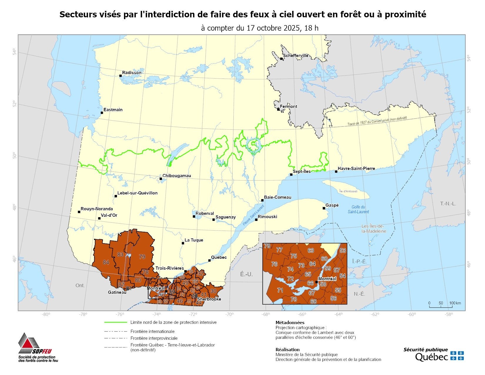 Quebec expands open fire ban as risk rises in southern regions