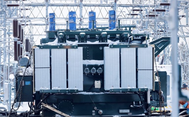 New transformer arrives at Hampstead substation to replace broken one