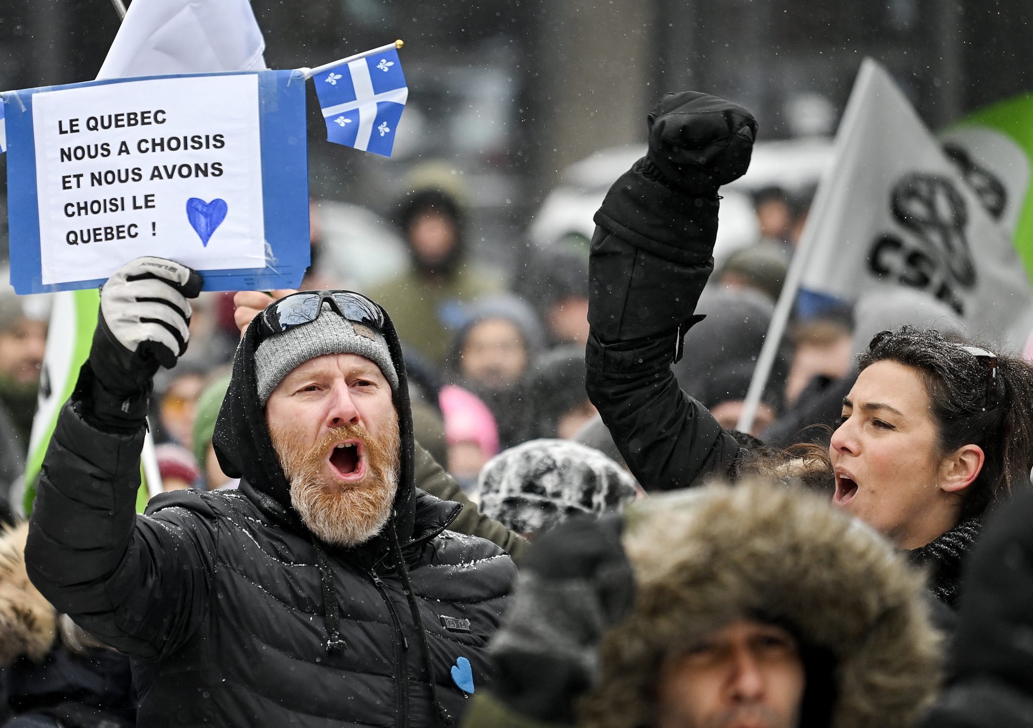 Quebecers across several cities protest end of PEQ immigration program ...