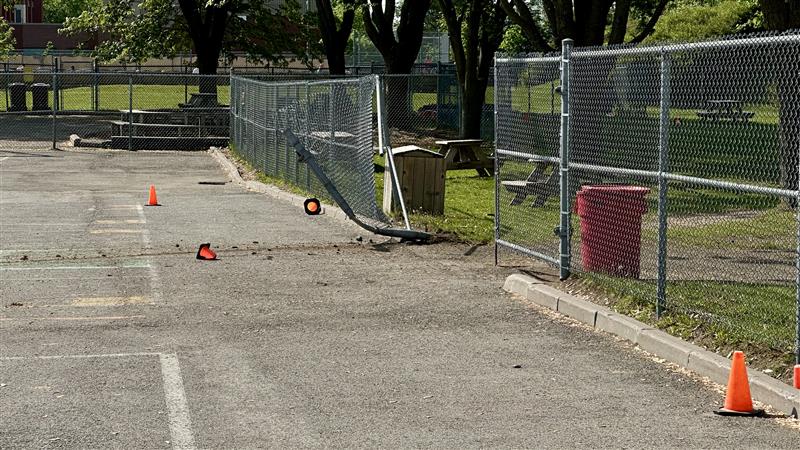Overnight police chase in Laval ends with car crashing into Charles ...